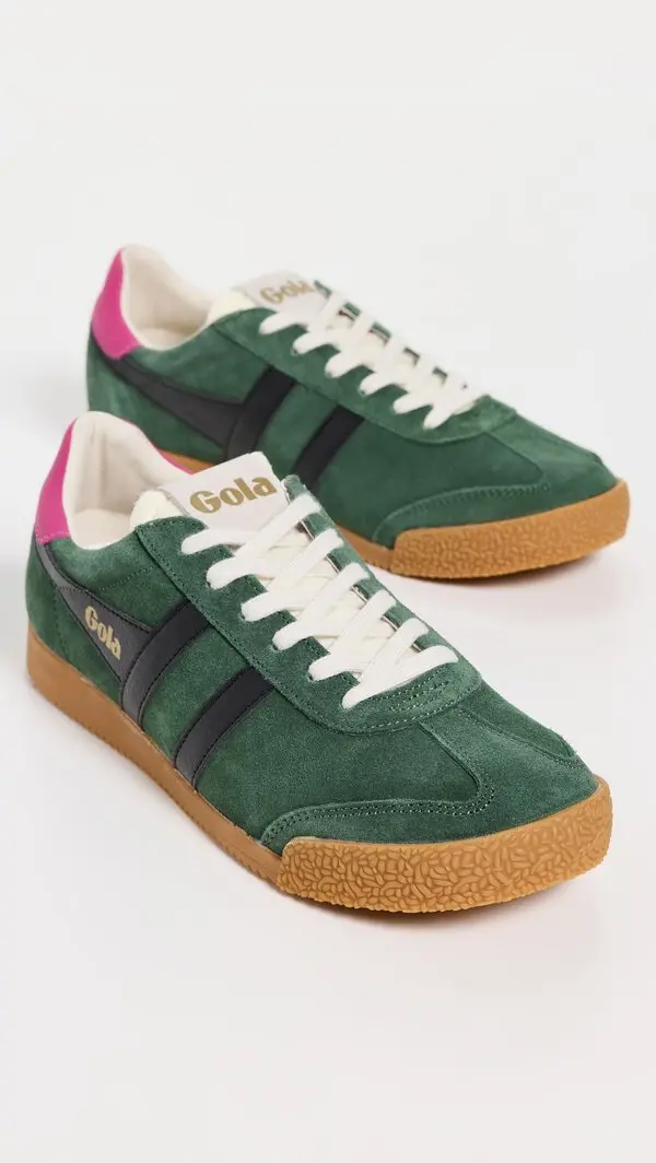 Gola Elan Sneakers - Evergreen/black/fuchsia