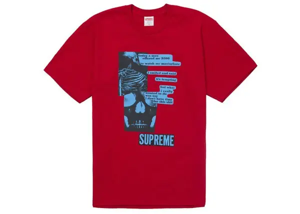 Supreme Anatomy Tee Shirt - Red