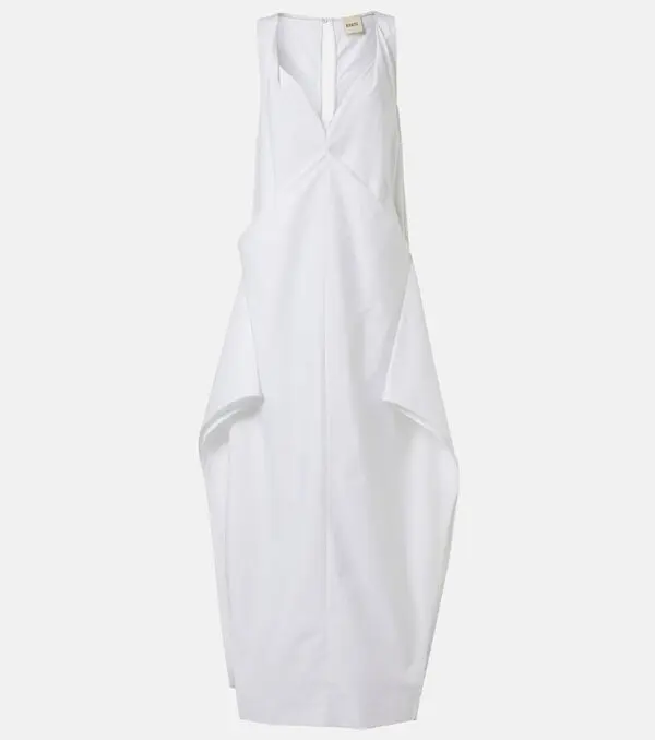 Khaite Kenith Cotton Maxi Dress
