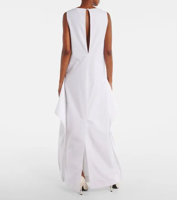 Khaite Kenith Cotton Maxi Dress