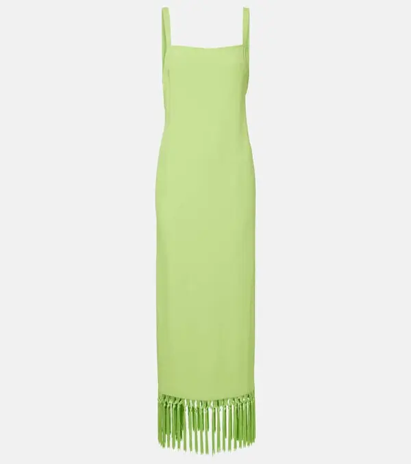 green emerald velvet dress Taller Marmo main image 0