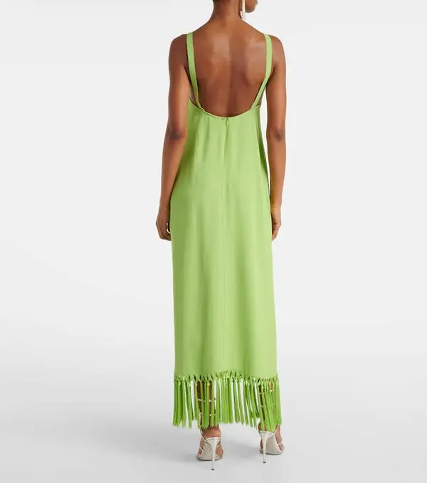 green emerald velvet dress Taller Marmo Green Poseidon Gown
