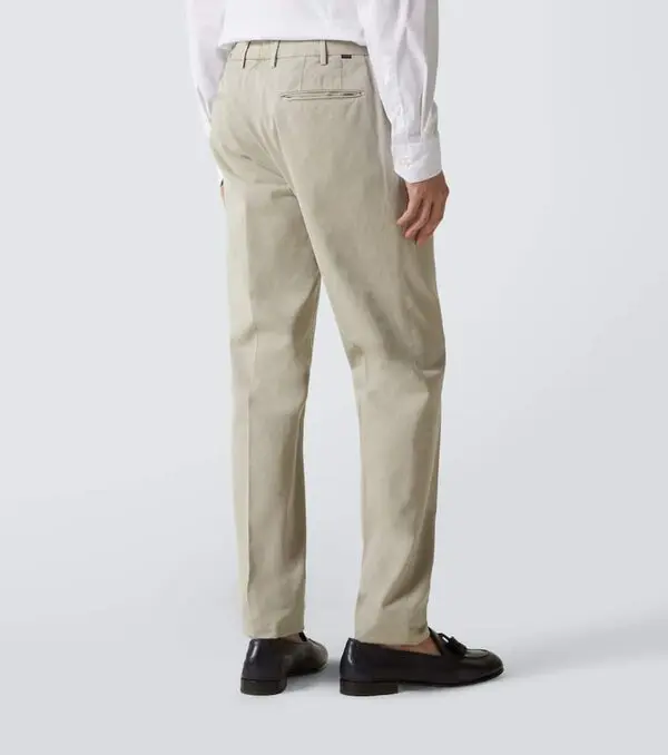 SLOWEAR Cotton Slim Trousers