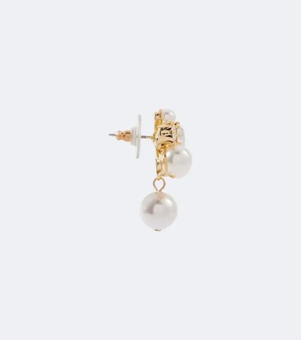 JENNIFER BEHR Bristol Crystal Stud Earrings - Gold