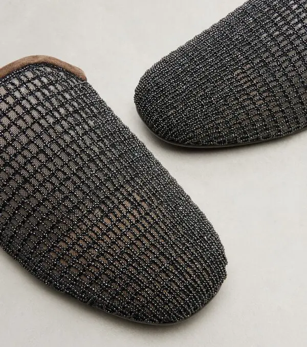 Brunello Cucinelli Monili Mules