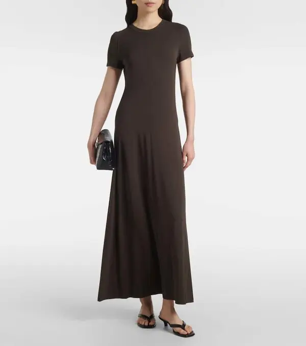 TOTEME Jersey Maxi Dress - Grey