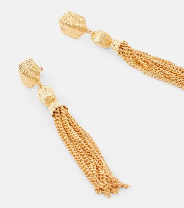 JENNIFER BEHR Plated Arthella Drop Earrings