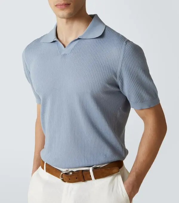 Fedeli Cotton Piqu� Polo Shirt
