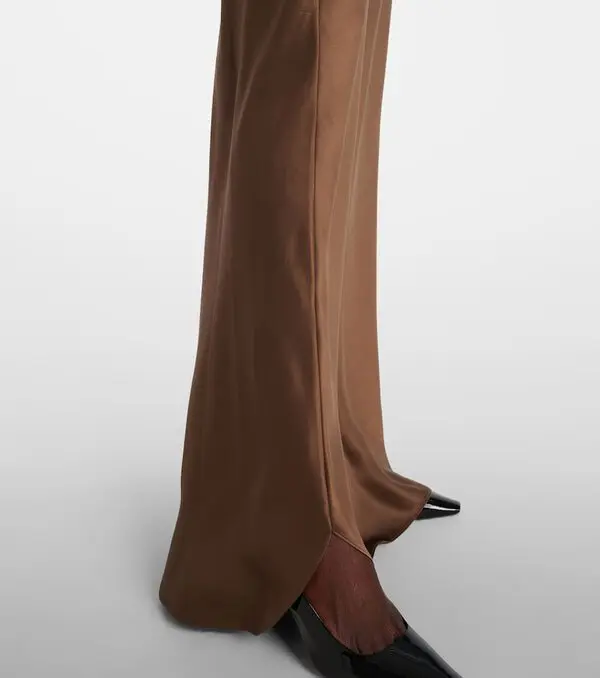 NILI LOTAN Silk Charmeuse Cami Slip Dress