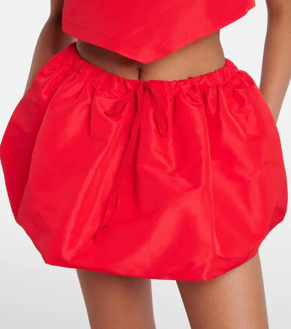 PATOU Volume Mini Skirt - Red