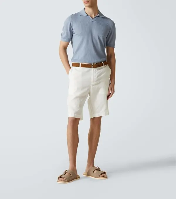 Fedeli Linen Bermuda Shorts