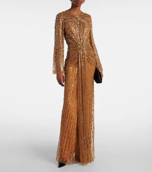 Jenny Packham Anja Embellished Gown