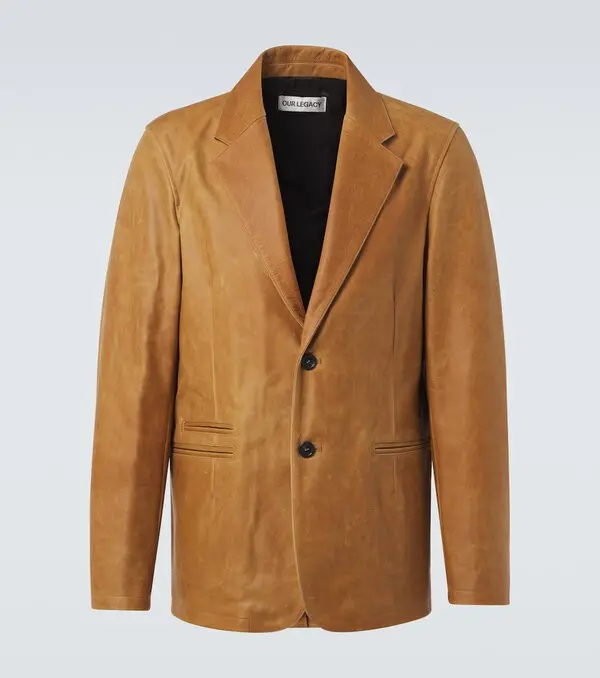 Our Legacy Opening Leather Blazer