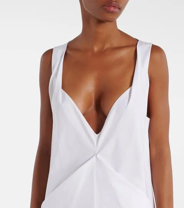 Khaite Kenith Cotton Maxi Dress
