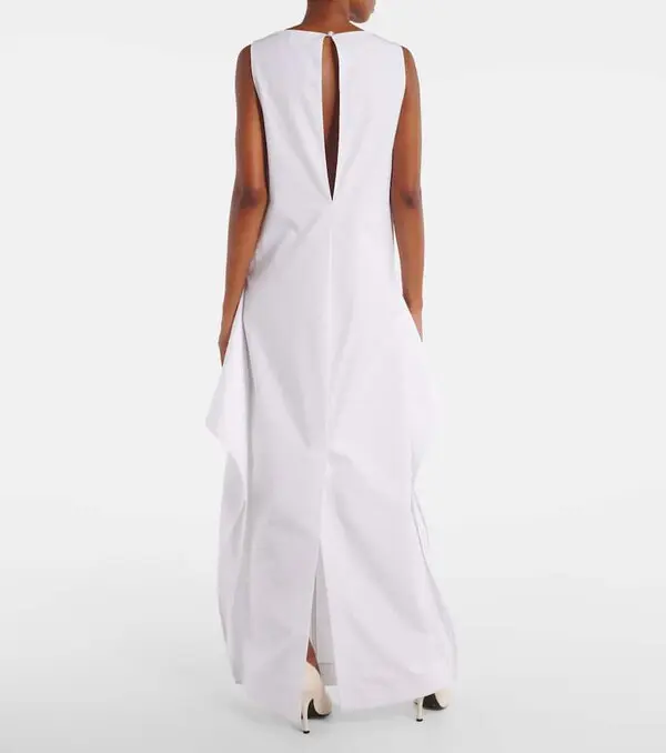 Khaite Kenith Cotton Maxi Dress