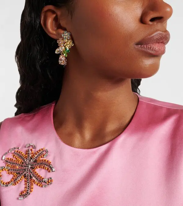JENNIFER BEHR Bouquet -plated Drop Earrings - Gold