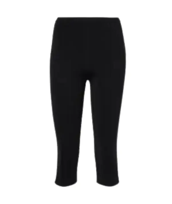TOTEME Jersey Capri Pants - Black