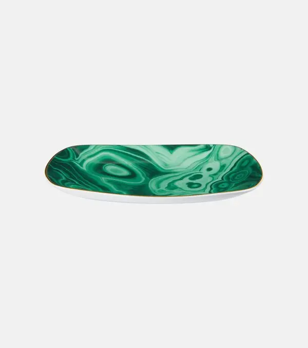 L'Objet Malachite Small Decorative Tray