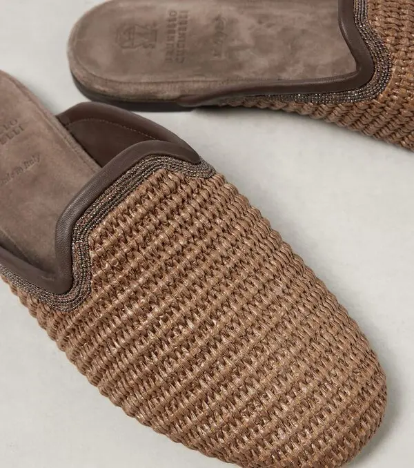 Brunello Cucinelli Monili Mules