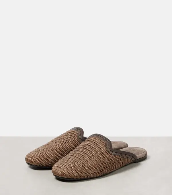 Brunello Cucinelli Monili Mules