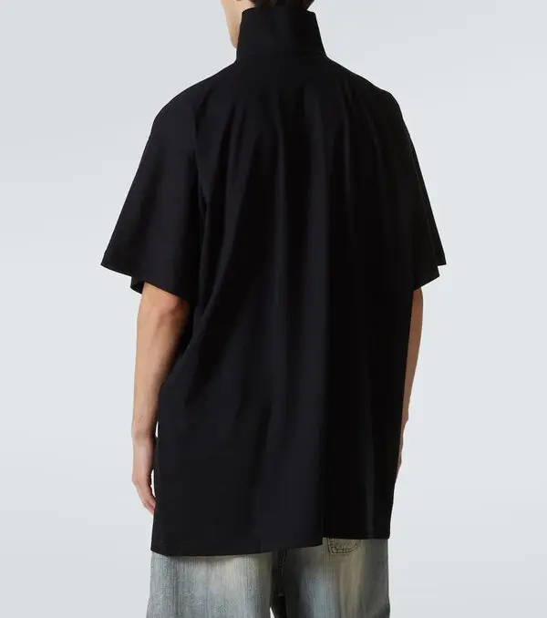 Balenciaga Bb Garderobe Cotton Piqué Polo Shirt