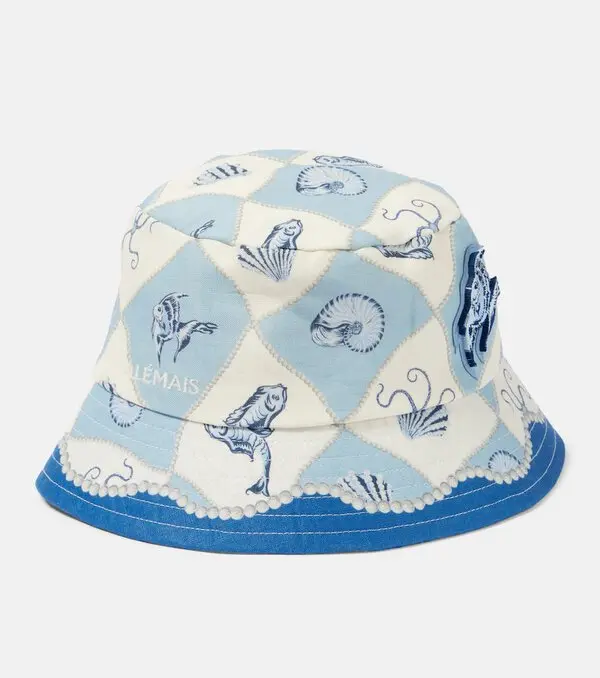 ALEMAIS Alémais Pia Linen Bucket Hat