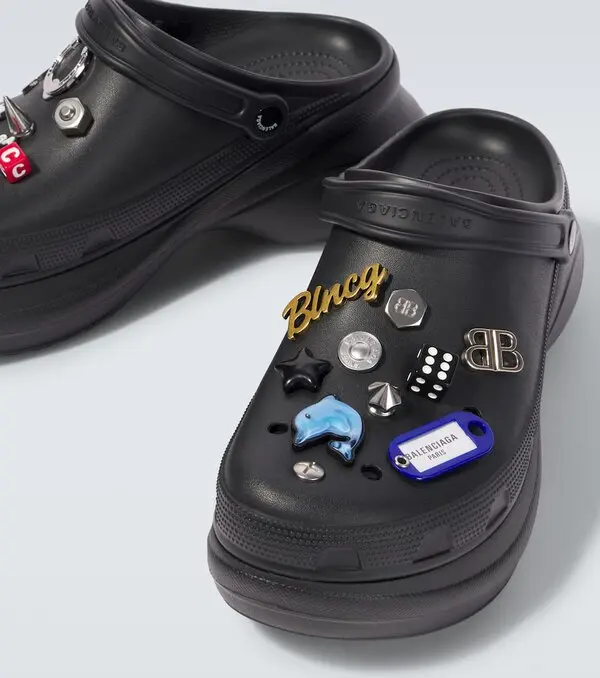 Balenciaga X Crocs Jibbitz Clogs