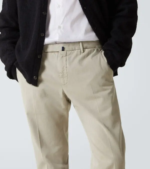 SLOWEAR Cotton Slim Pants - Grey