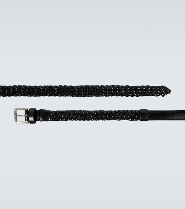 Dolce & Gabbana Braided Leather Belt