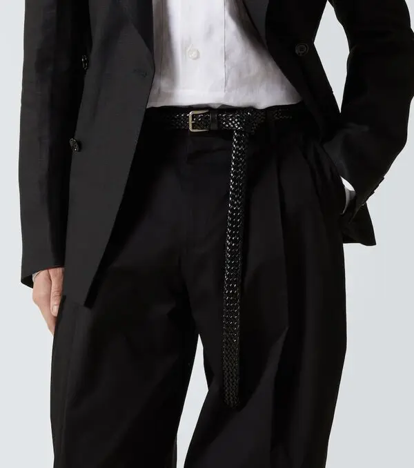 Dolce & Gabbana Braided Leather Belt