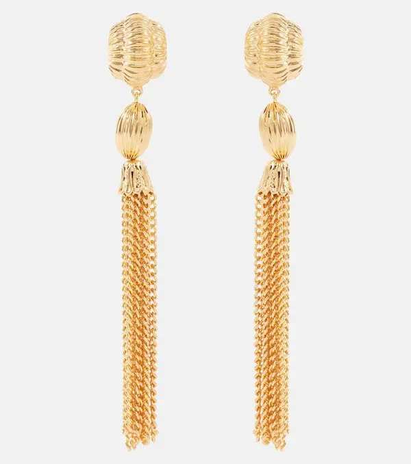 JENNIFER BEHR Arthella -plated Drop Earrings - Gold