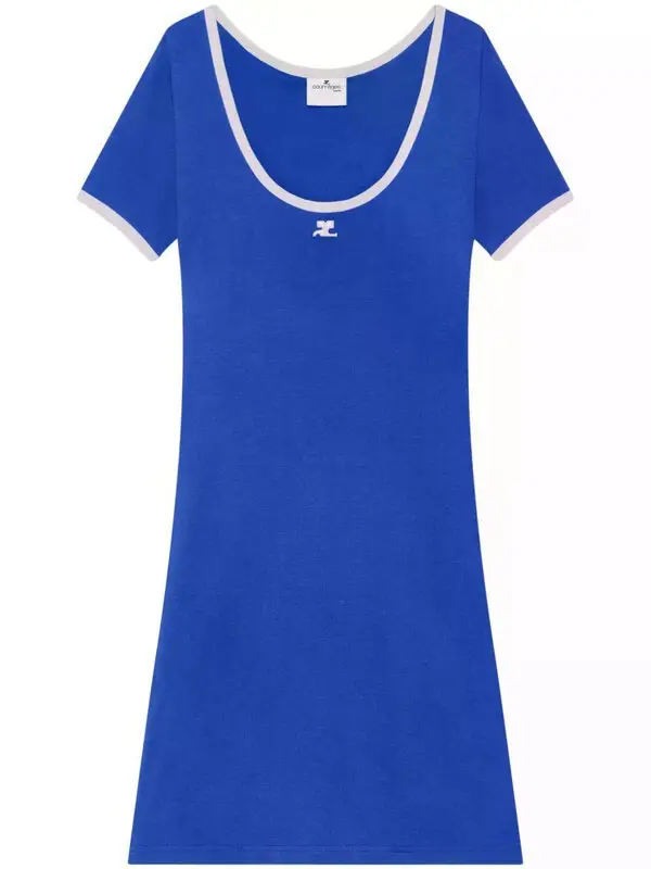COURREGES Holistic Mini Dress - Blue