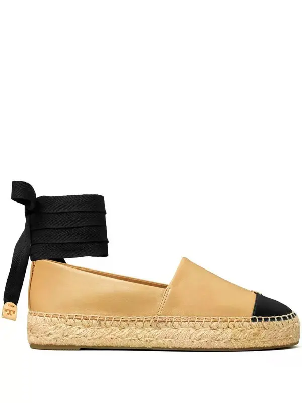 Tory Burch Colorblock Espadrilles - Brown
