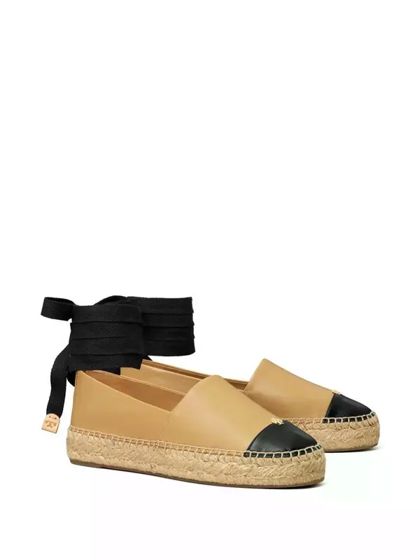 Tory Burch Colorblock Espadrilles - Brown