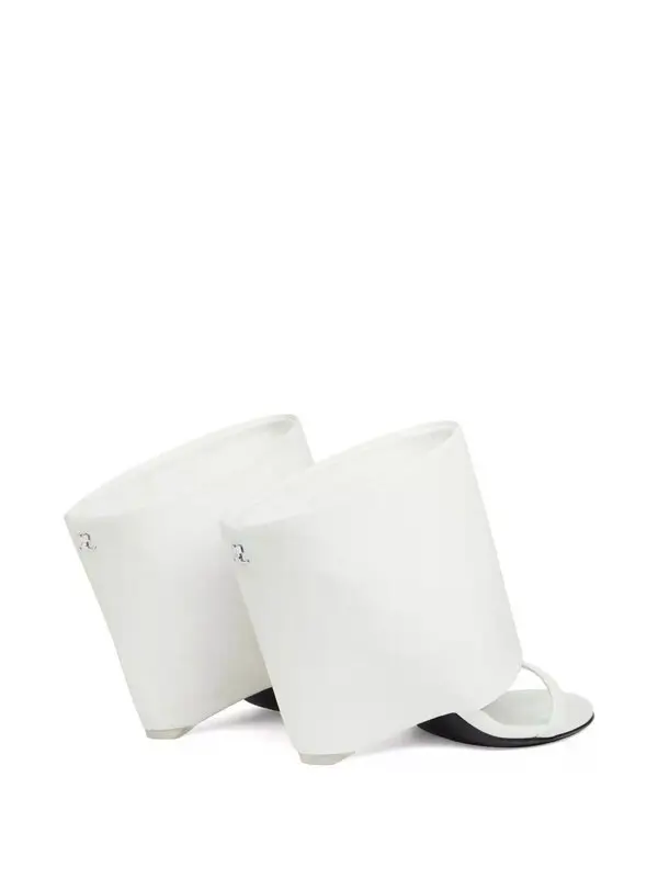 COURREGES Oblique Sandals - White