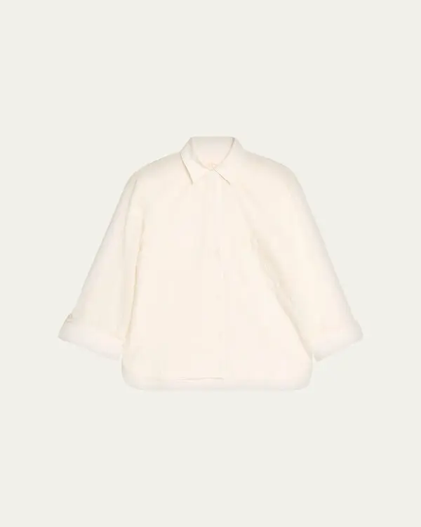 TWP Button-front Shirt - Ivory