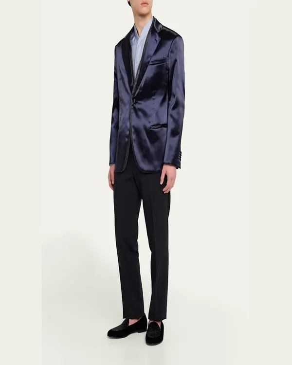Giorgio Armani Flat-front Trousers