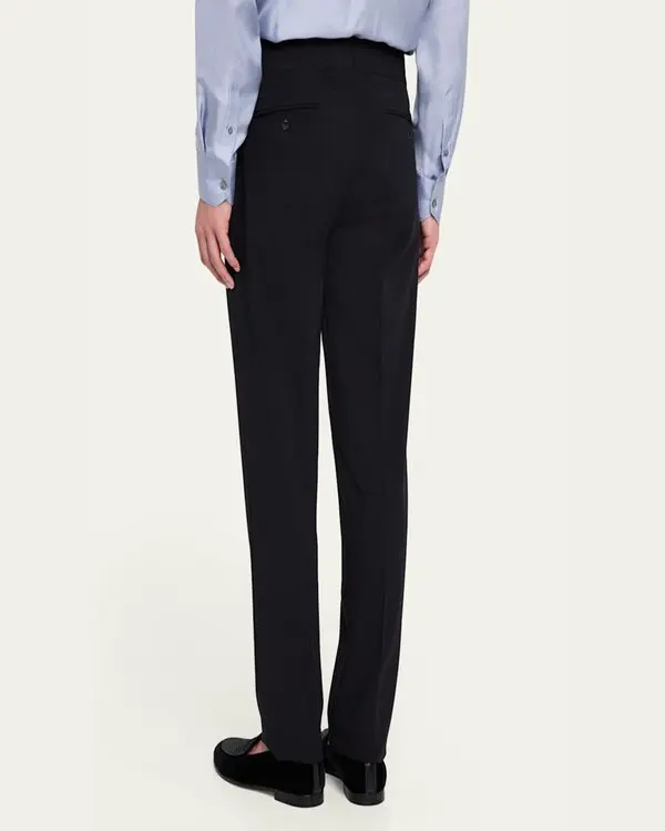 Giorgio Armani Flat-front Trousers