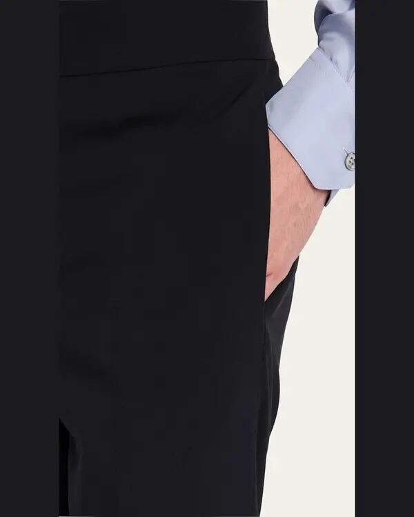 Giorgio Armani Flat-front Trousers