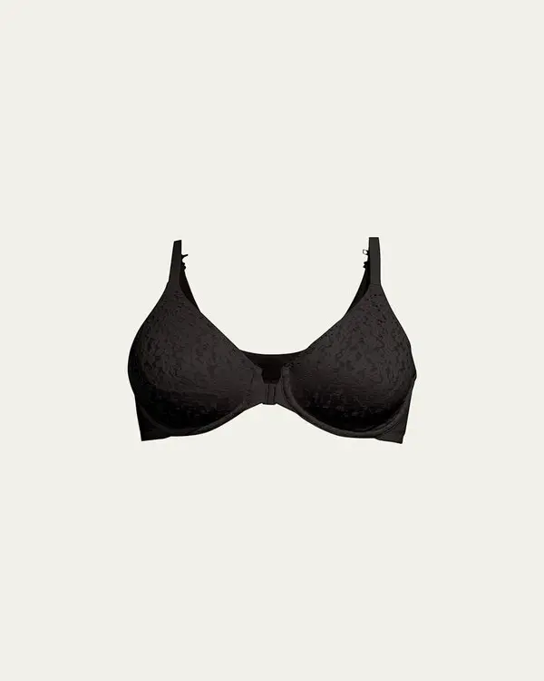 Chantelle Norah Floral Lace Bra - Black