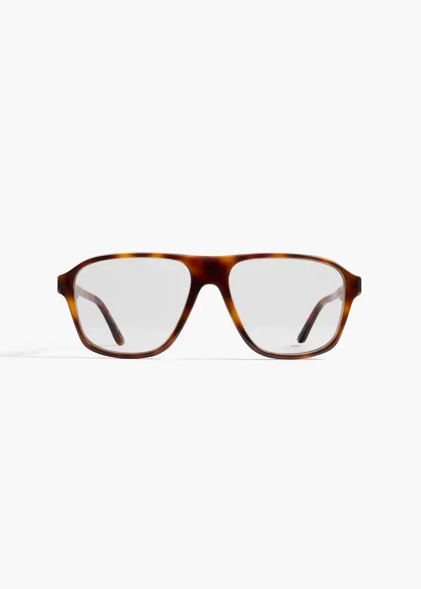 Khaite X Oliver Peoples 1978rx Eyeglasses - Dark Mahogany