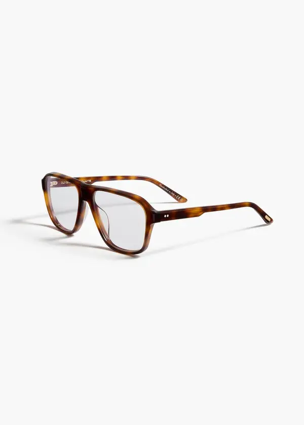 Khaite X Oliver Peoples 1978rx Eyeglasses - Dark Mahogany