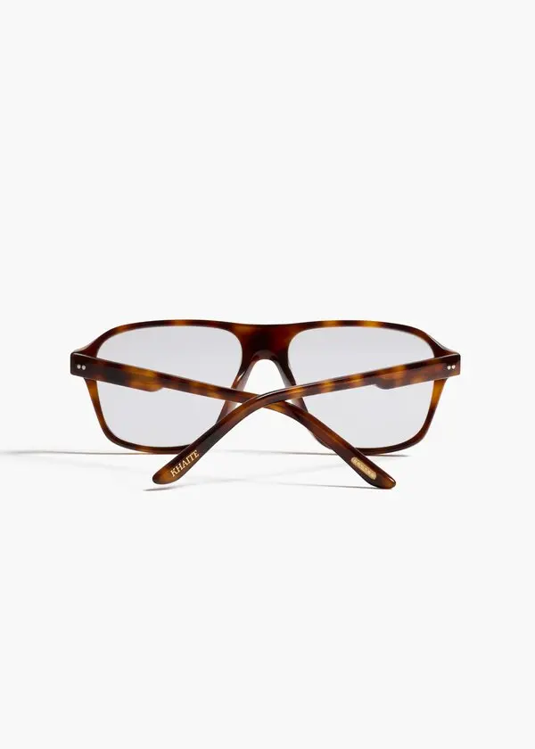Khaite X Oliver Peoples 1978rx Eyeglasses - Dark Mahogany