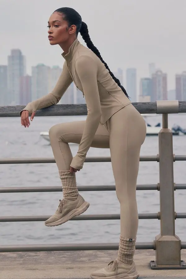 Alo Yoga Airlift High-waist Sleek Legging - Gravel