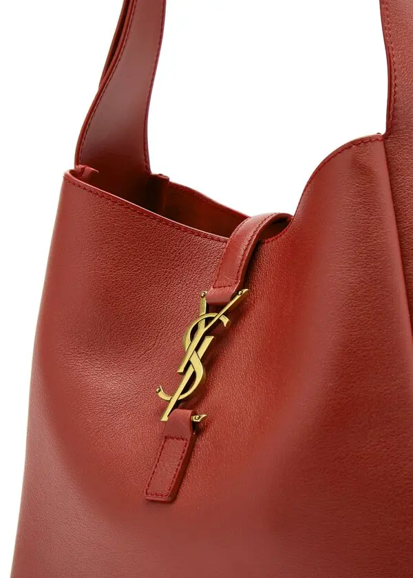 Saint Laurent Le 5 À 7 Small Leather Hobo Bag
