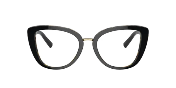 Tiffany & Co. Cat Eye Eyeglasses - Black On Yellow Havana