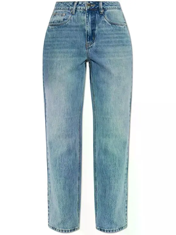 GESTUZ High-rise Straight-leg Jeans