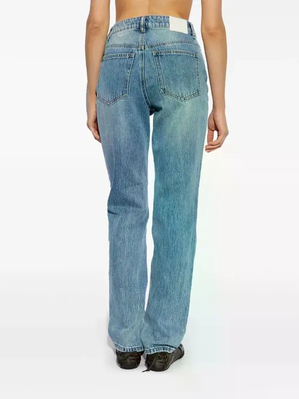 GESTUZ High-rise Straight-leg Jeans