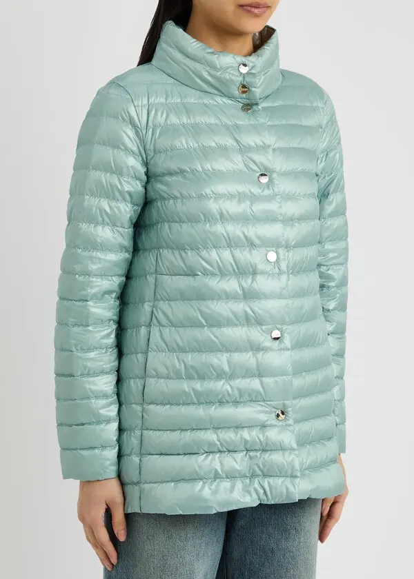 Herno Reversible Quilted Jacket - Blue