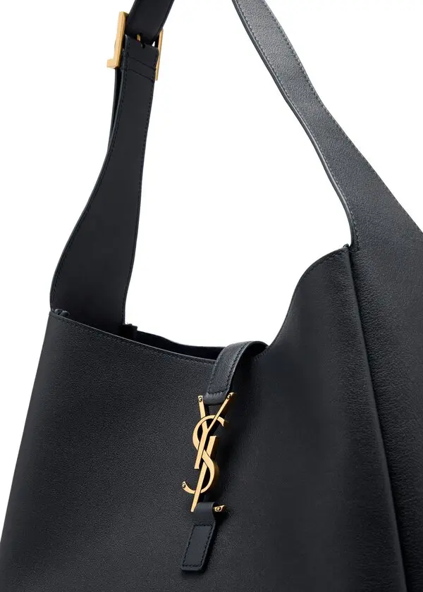Saint Laurent Le 5 À 7 Large Hobo Bag - Navy
